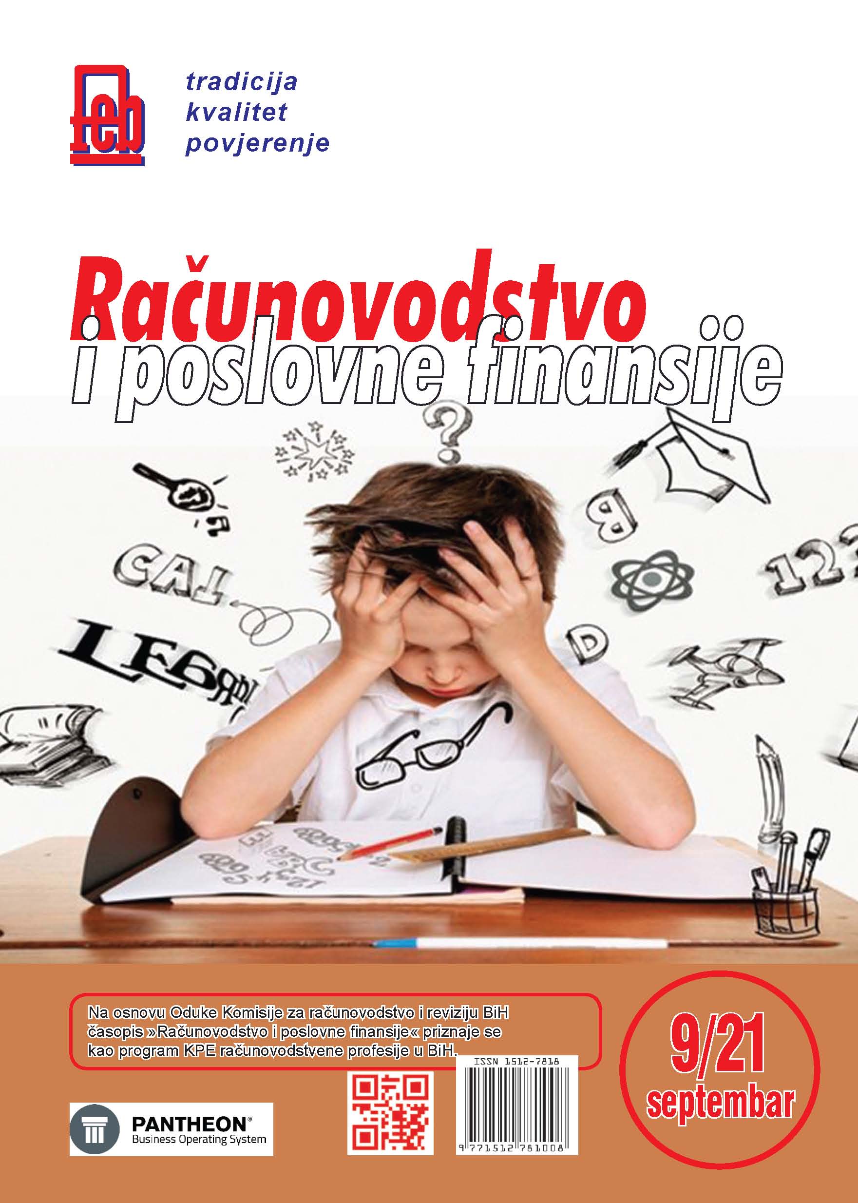 Časopis Septembar 2021 - FEB Sarajevo