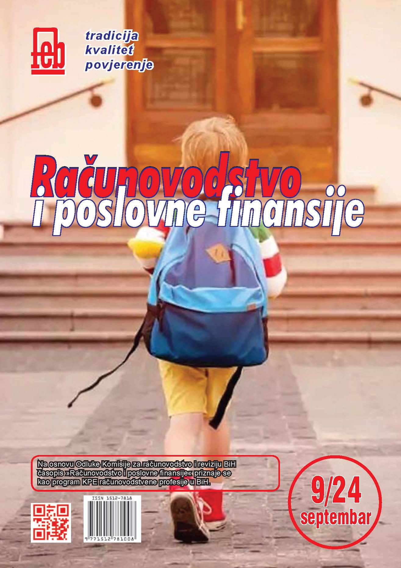 Časopis Septembar 2024 - FEB Sarajevo